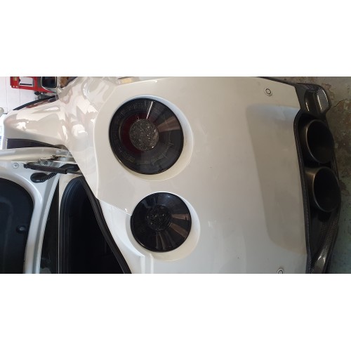 Nissan R35 GTR KR Full LED 2015 style Tail Lamps SMOKED BLACK