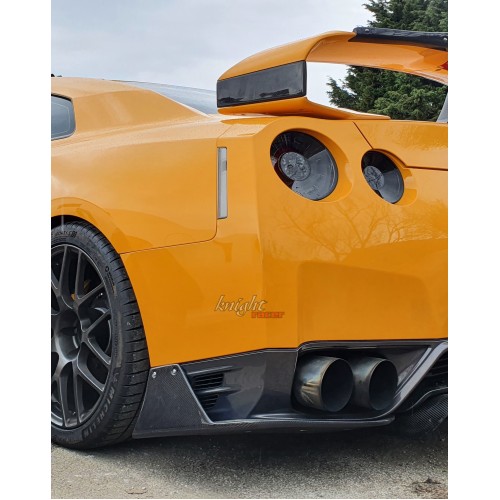 Nissan R35 GTR LB V1 Spec Carbon Rear Spats